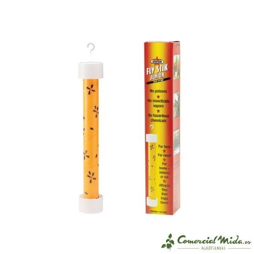 VETNOVA FlY STIK Atrapamoscas para Interior y Exterior – Comercial Mida